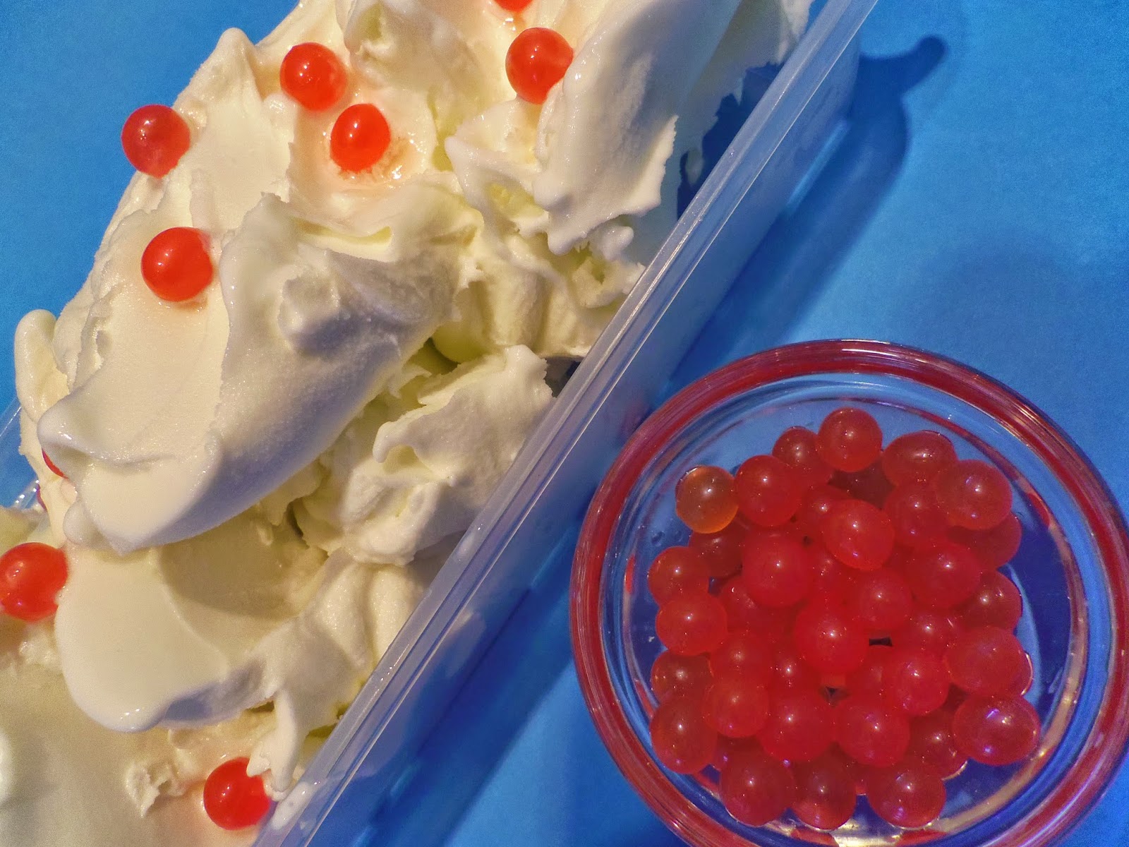 Eis selber machen mit der Haushaltseismaschine: Kinder Eis: Blaues Eis