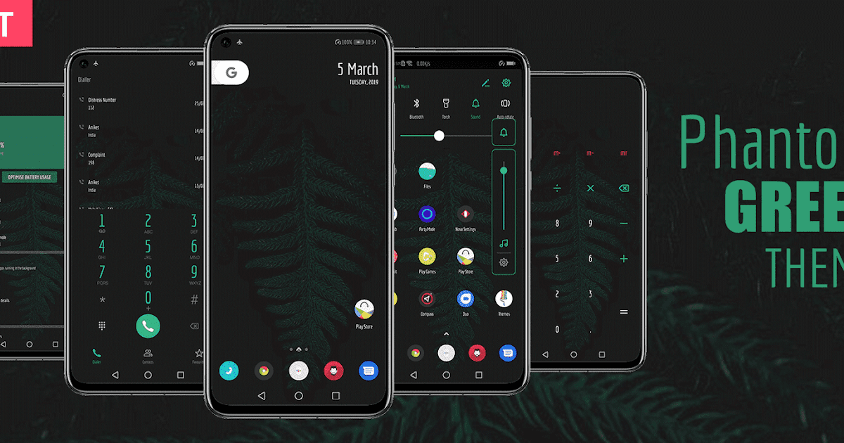 [EMUI THEME] Phantom Green theme Exclusively EMUI 9/ Magic Ui 2 Theme