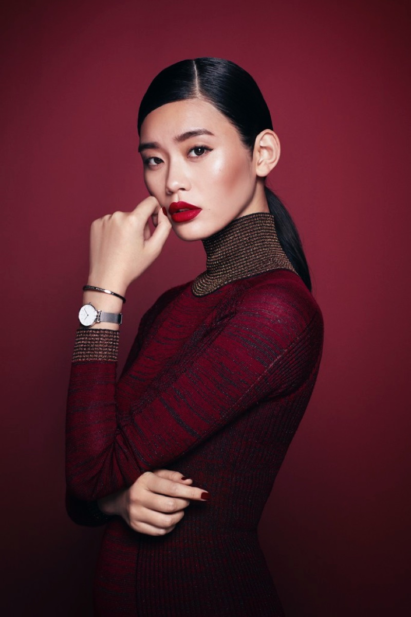 ASIAN MODELS BLOG: AD CAMPAIGN: Ming Xi for Daniel Wellington, Holiday 2017