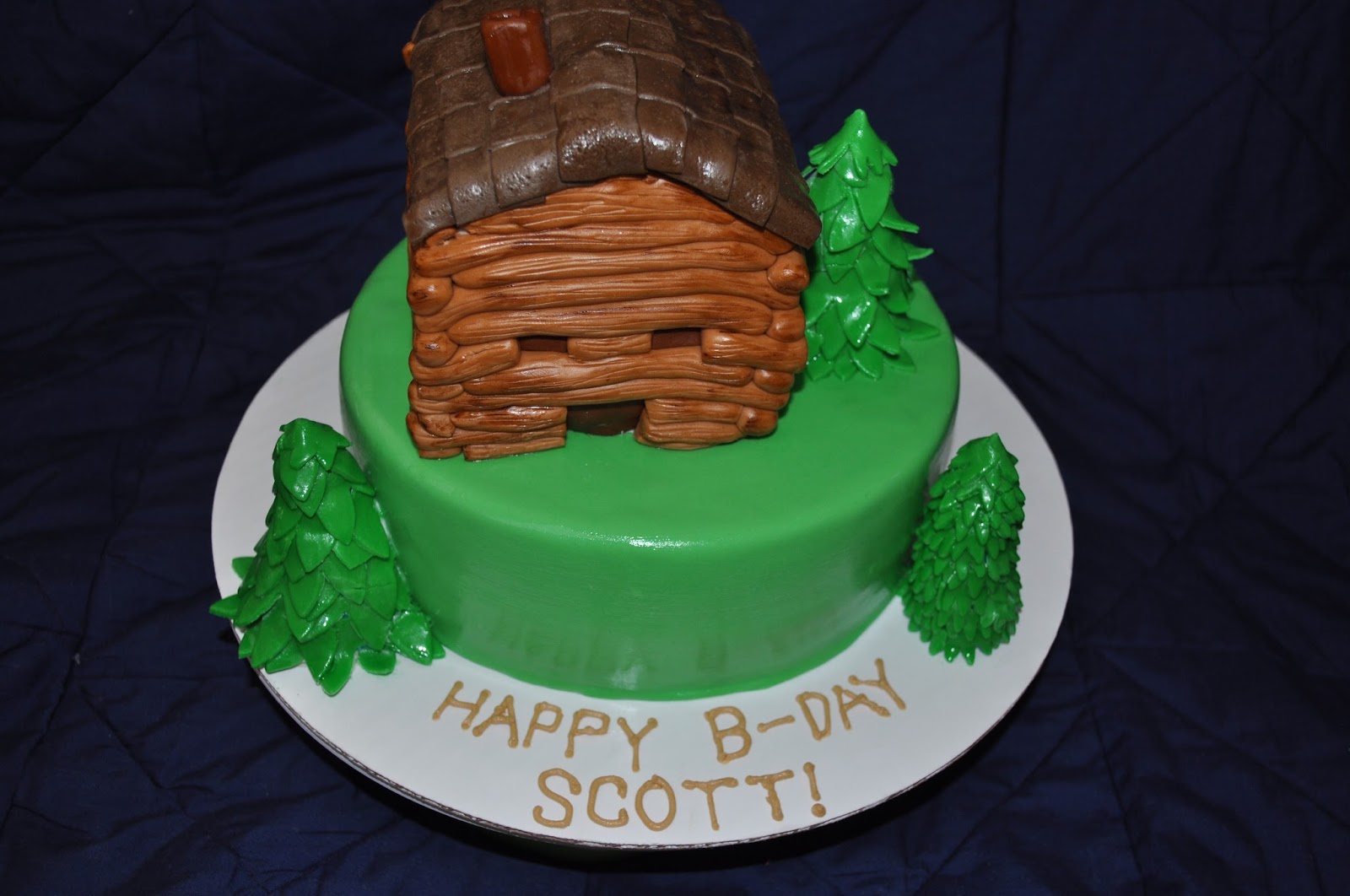 Katie's Cake Creations: Cabin Cake