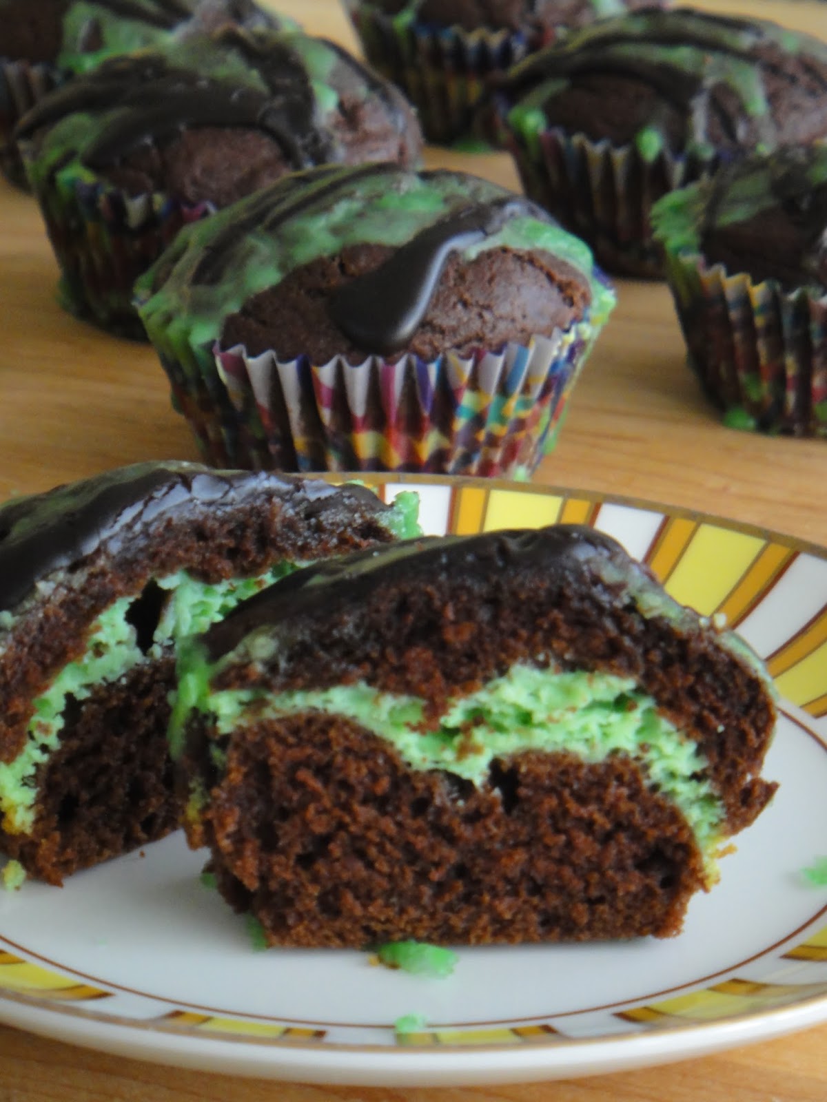 My Simple Cuisine: Czekoladowo - miętowe muffiny/ Chocolate - mint muffins