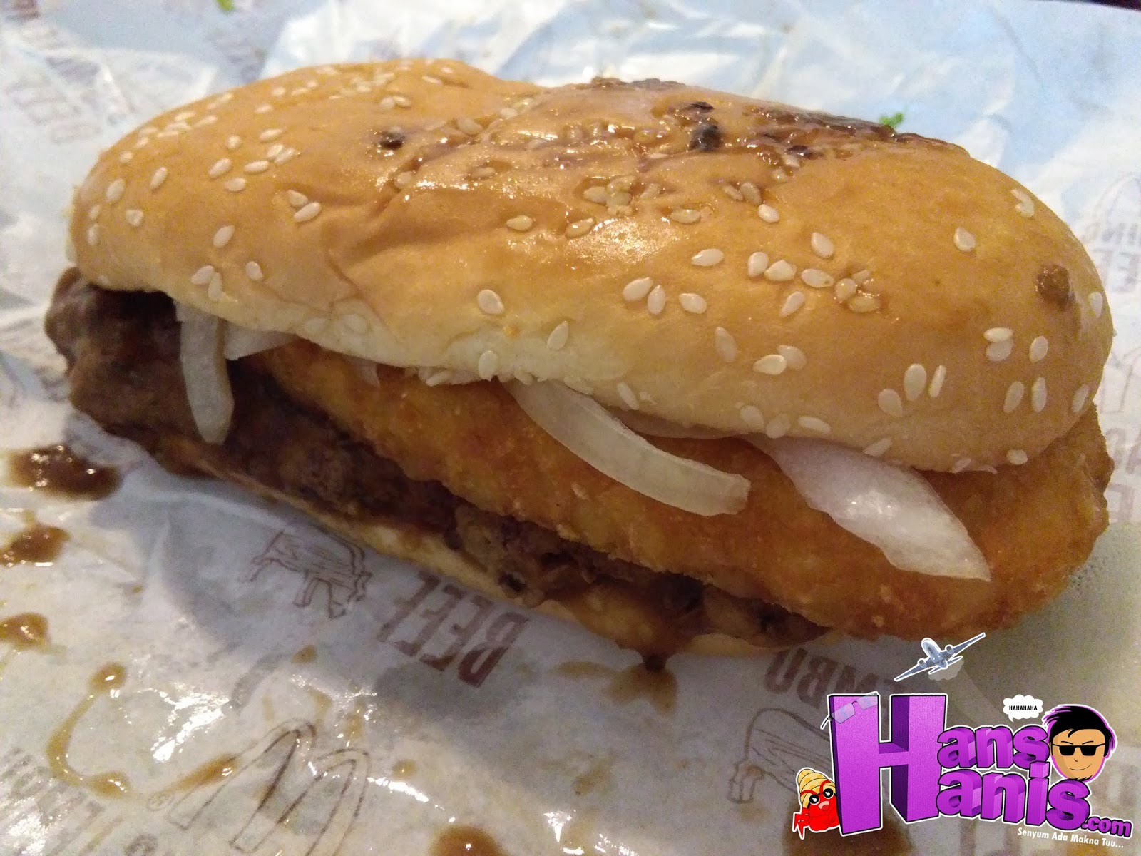 McDonald's Golden Prosperity Beef Burger 2018 Malaysia