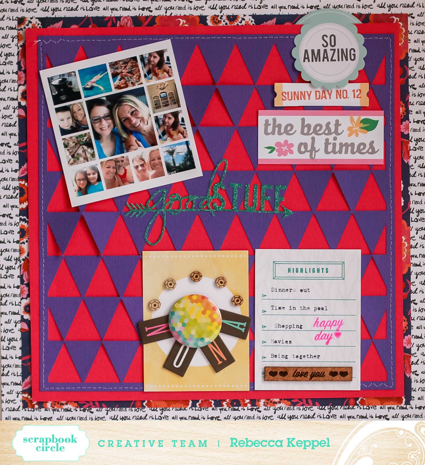 My Cluttered Corner: Scrapbook Circle Winners and MY Winner!