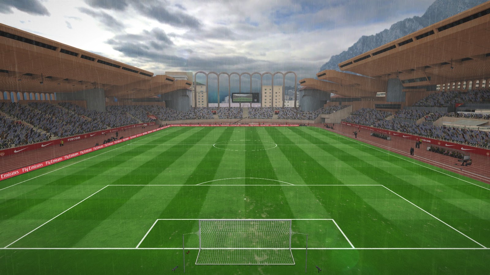 pes-modif: PES 2017 Stadium Stade Louis II by Tunizizou