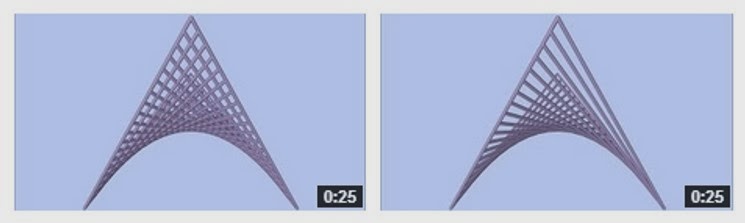 Cad Design Live: Hyperbolic-Paraboloid Surface Structure/Hyperbolic ...