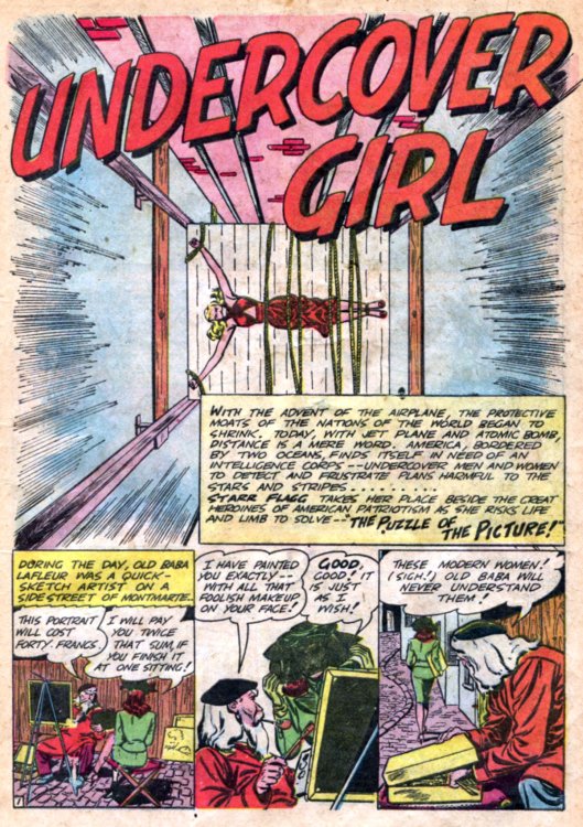 Heroines: UNDERCOVER GIRL "Puzzle of the Picture"