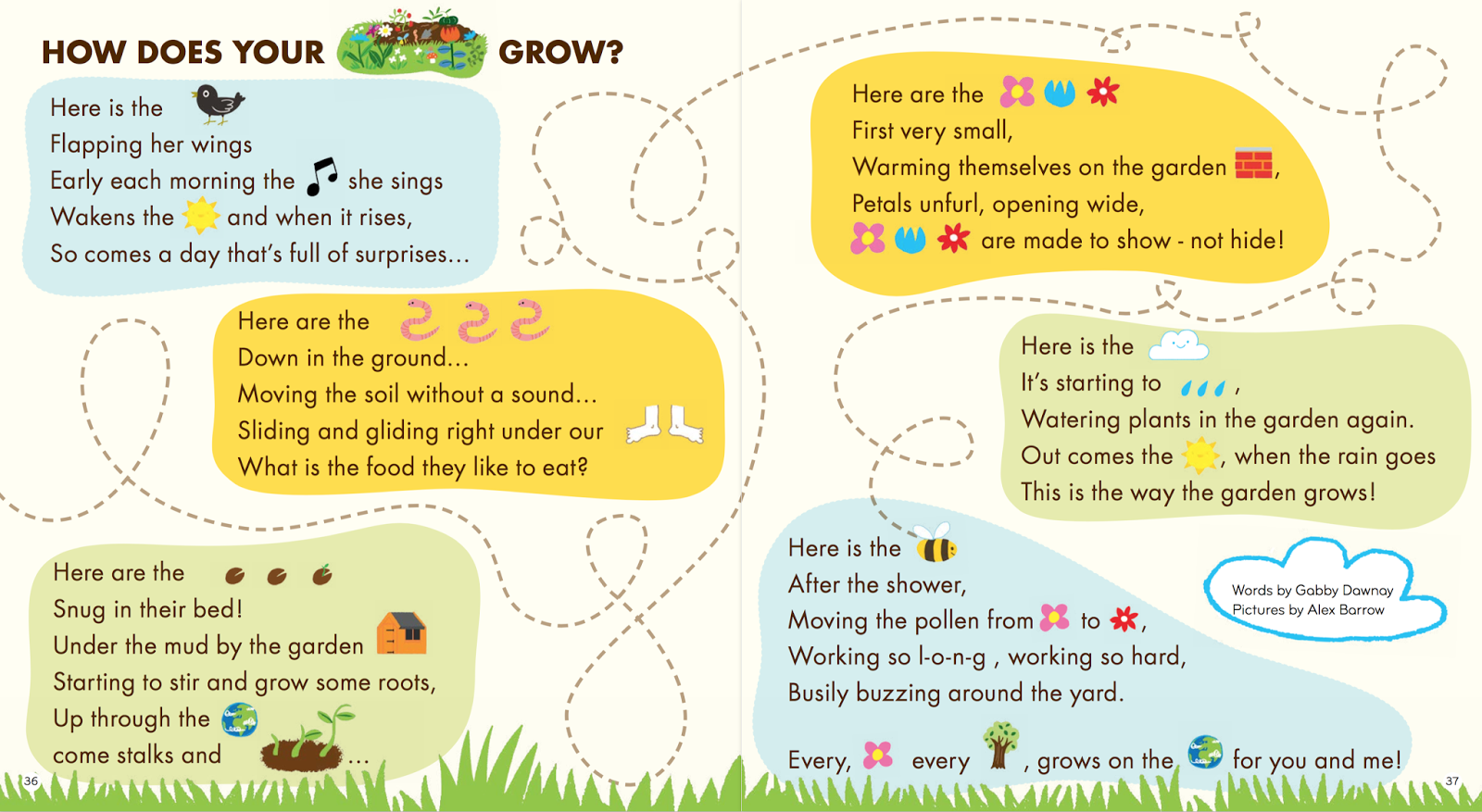 Gabby Dawnay - writing and artwork: HOW DOES YOUR GARDEN GROW?