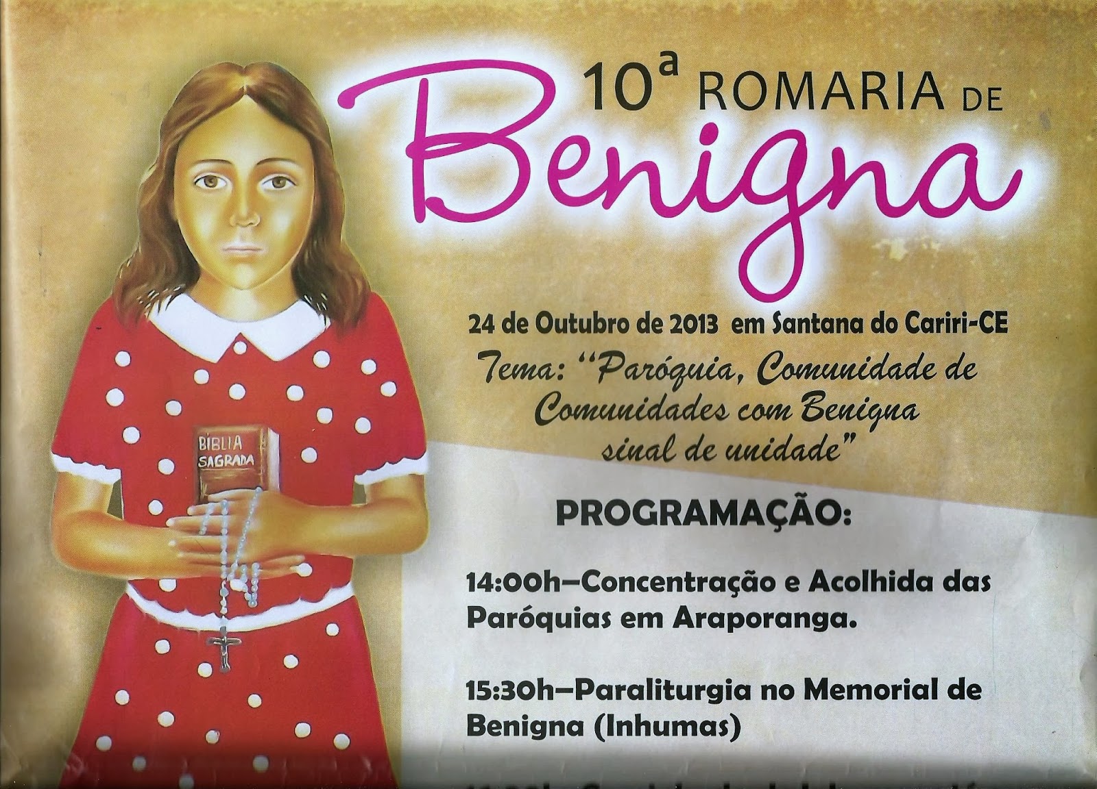 COMO CONHECI A HISTÓRIA DE BENIGNA - POR GIOVANI COSTA