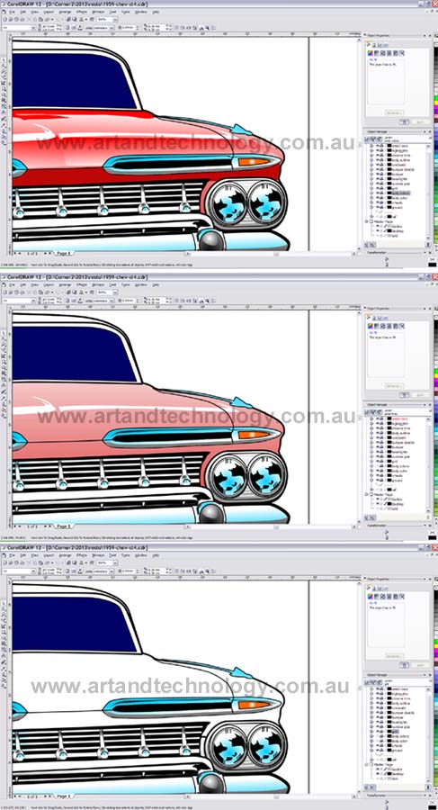 Art-and-Technology: Car Rendering in CorelDraw.....