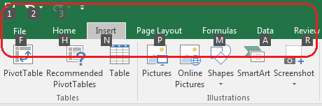 Kho phím tắt (KeyTips) trong Excel cập nhật đầy đủ nhất · DienDan.Edu ...