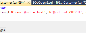 How to get the return value from a dynamic SQL Stored Procedure ...