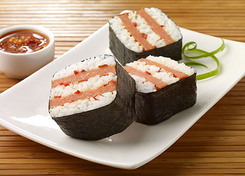 Teriyaki Takuan Spam Musubi Recipe ~ Online Hawaiian Food Recipes ...
