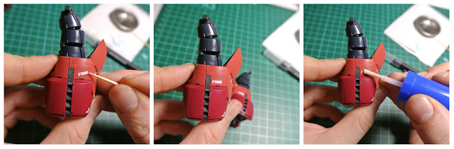 APFRO´s GUNPLA: Decal application with Mr. Mark Softer & Setter