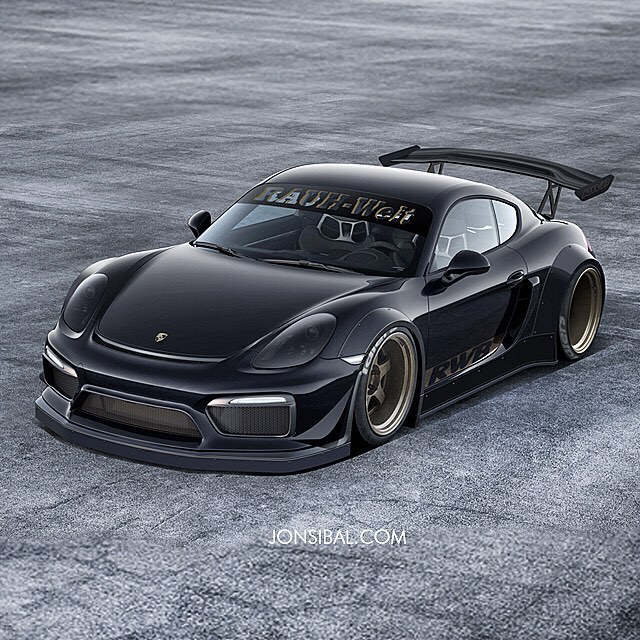 RWB Widebody Porsche Cayman GT4 Is A Mythical Beast