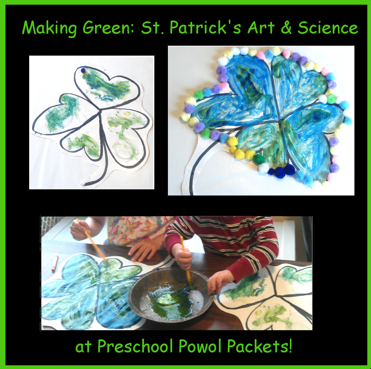 Making Green (St. Patrick's Day Preschool Art & Science!) | Preschool ...