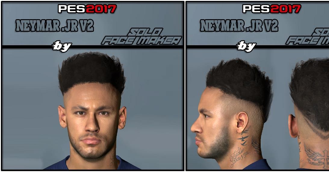 PES 2017 Neymar JR Face By Solo Facemaker - Pes-Moder