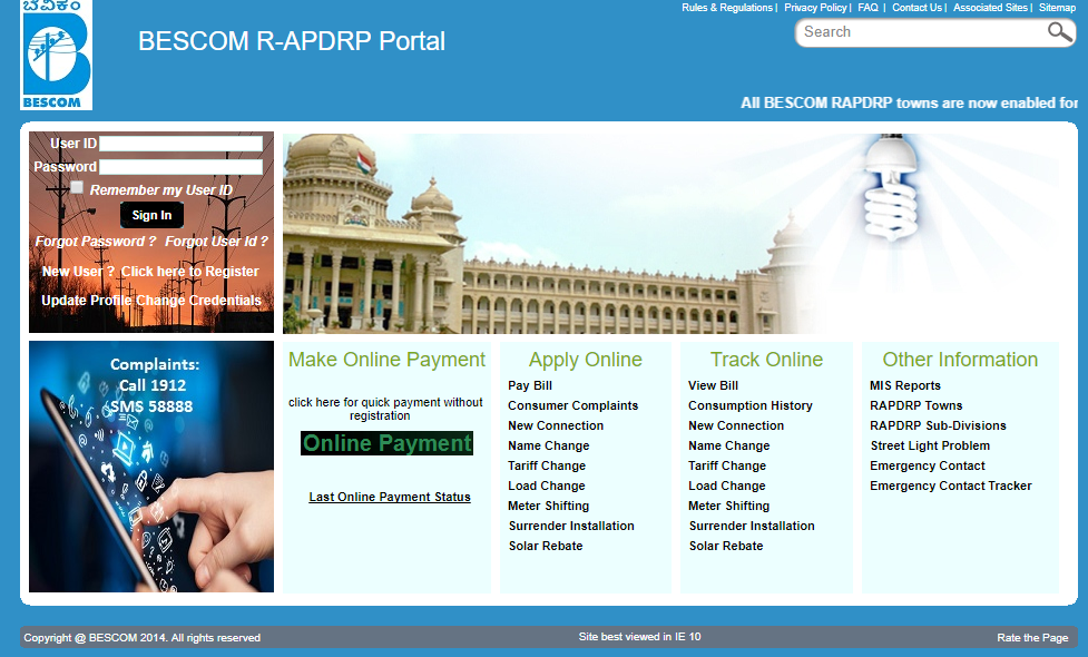 How to Apply for New Electricity Connection Online on BESCOM