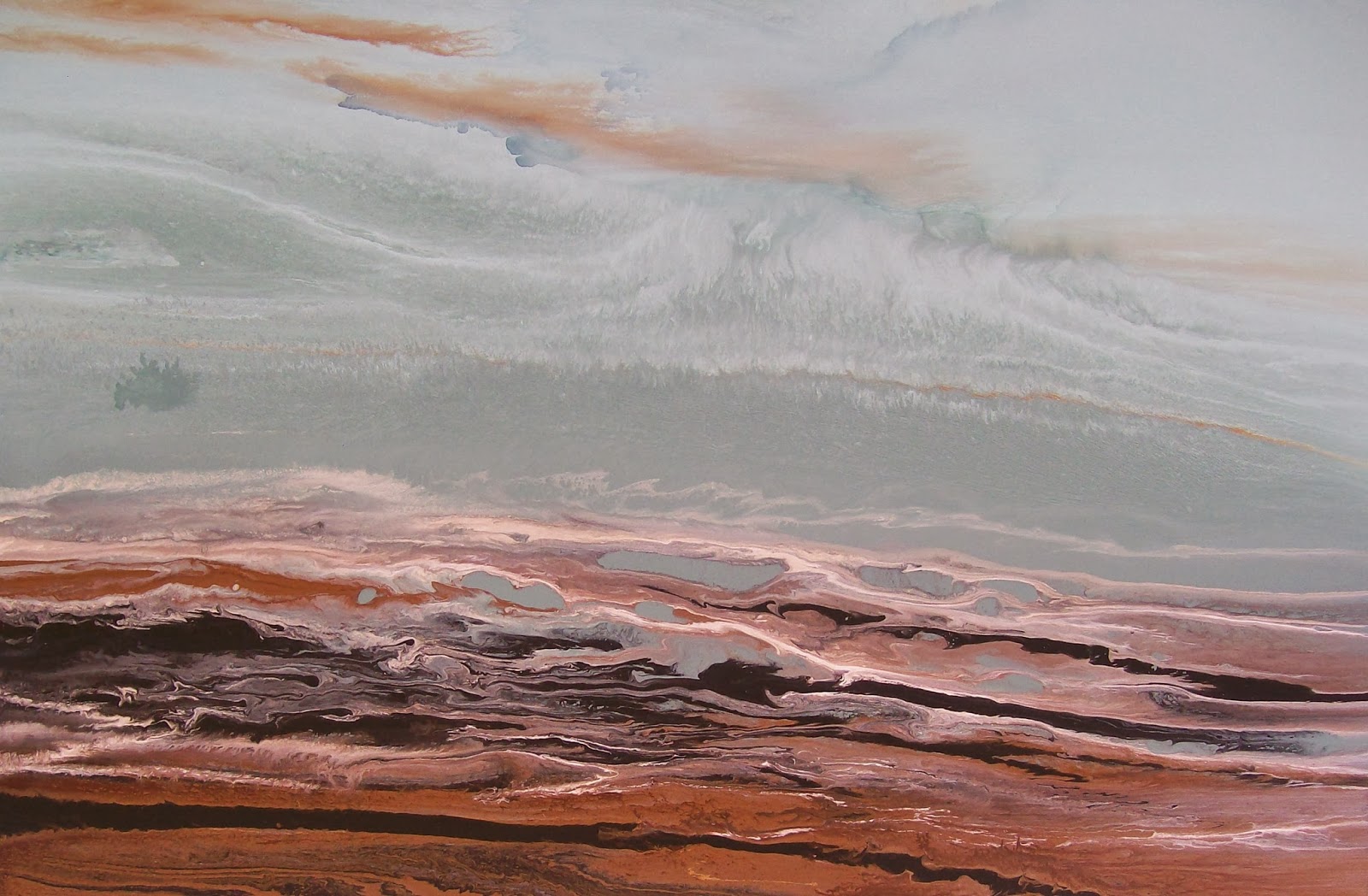 Contemporary Artists of Colorado: Contemporary Abstract Seascape, Beach ...