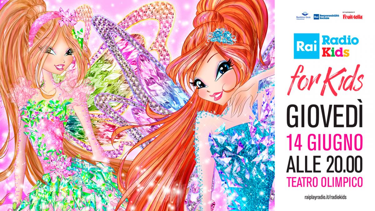 La magia del Winx Club al Teatro Olimpico per il Rai Radio Kids for ...