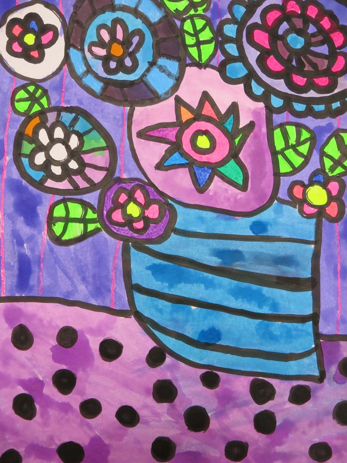 Cassie Stephens: In the Art Room: Heather Galler Inspired Bouquets by ...