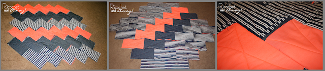 Ricochet and Away!: The Chevron Rag Quilt