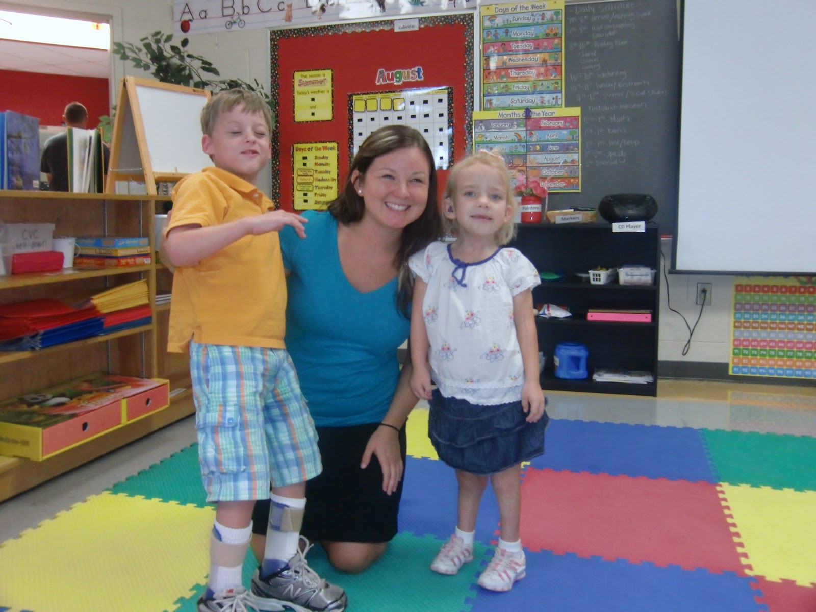 a different normal: First day of Kindergarten!