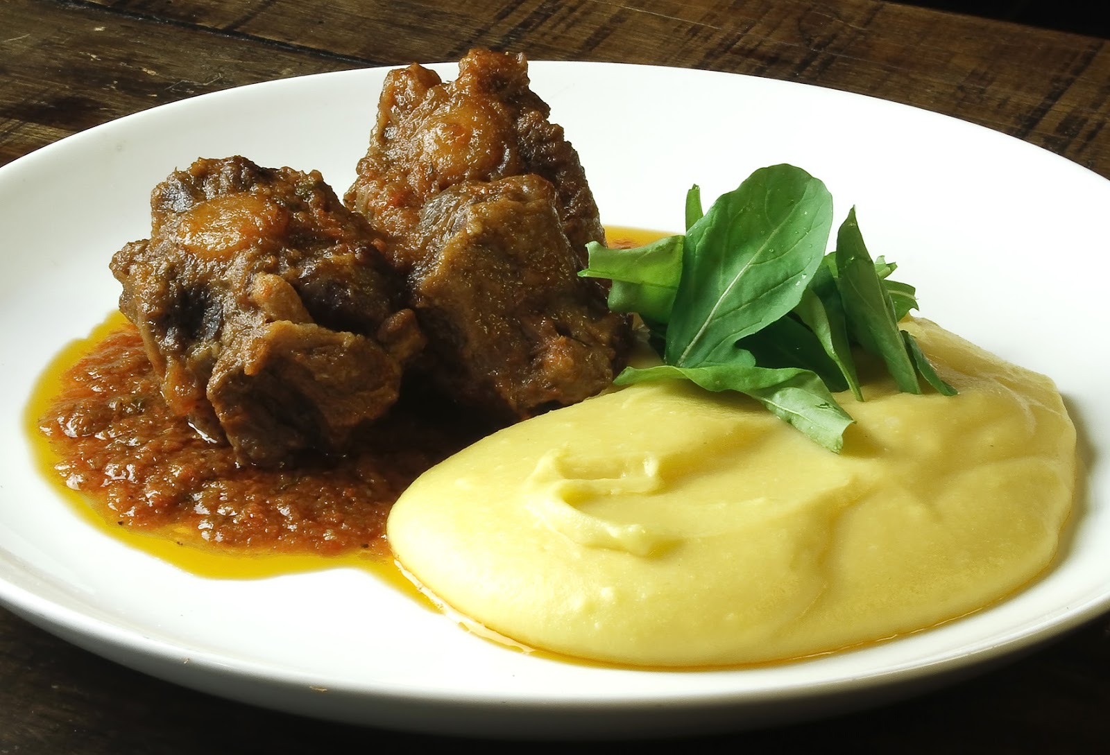 Receitas da tia cotinha: Rabada de agrião arroz branco e polenta