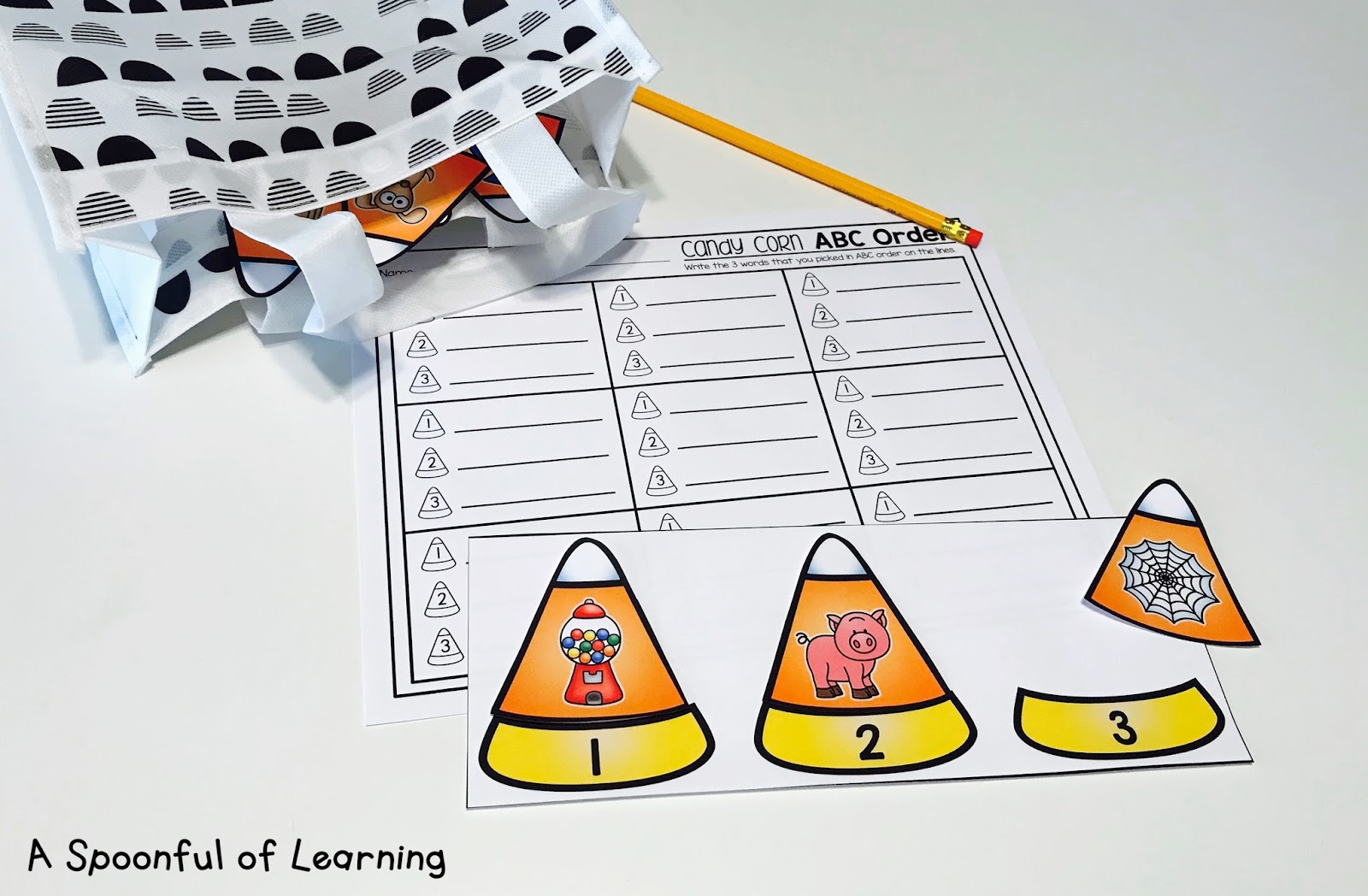 October Centers - First Grade - A Spoonful of Learning