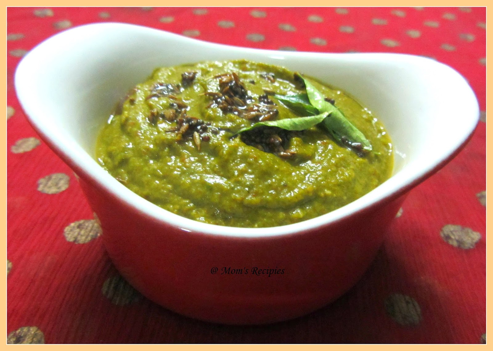 Mom's Recipies: Thotakura Pachadi / Amaranth Leaves Chutney / Chaulai ...