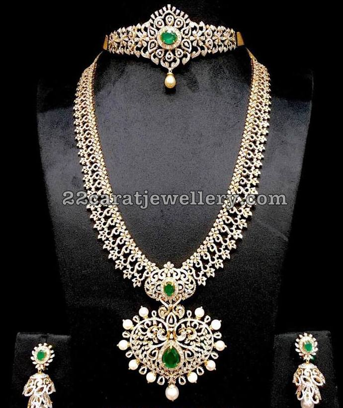 Splendid Diamond Wedding Sets - Jewellery Designs