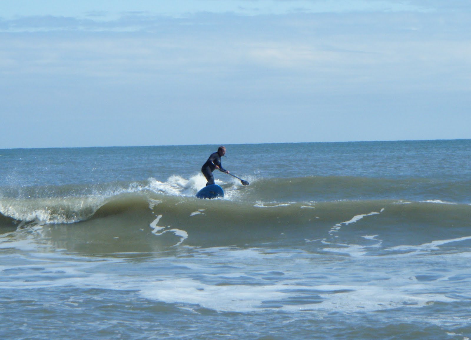 Atlantic Paddle Surfing: Fun clean 2 ft waves