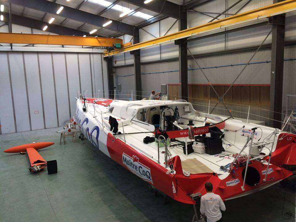 IMOCA / Les foils de Maître CoQ prennent forme, Pierre-François ...