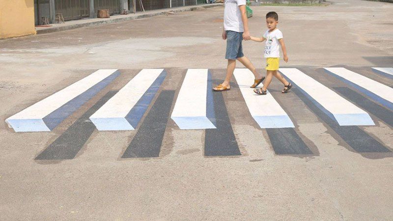 HEBOH !! Zebra Cross 3D buat Nitizen Terkagum-Kagum - Sidhomus
