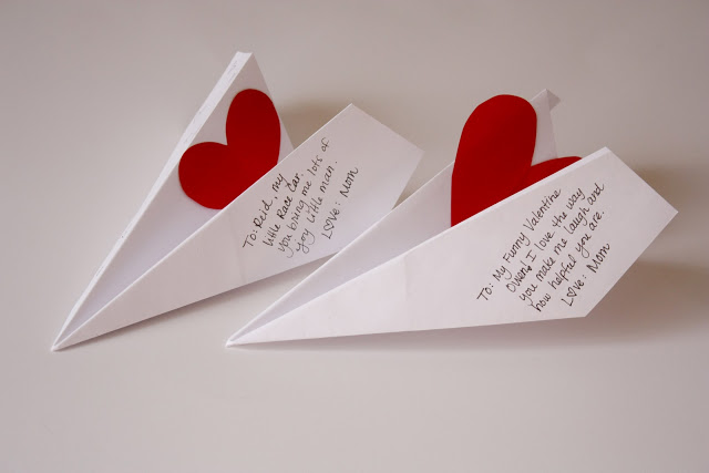 Be Different...Act Normal: 5 Paper Airplane Valentines