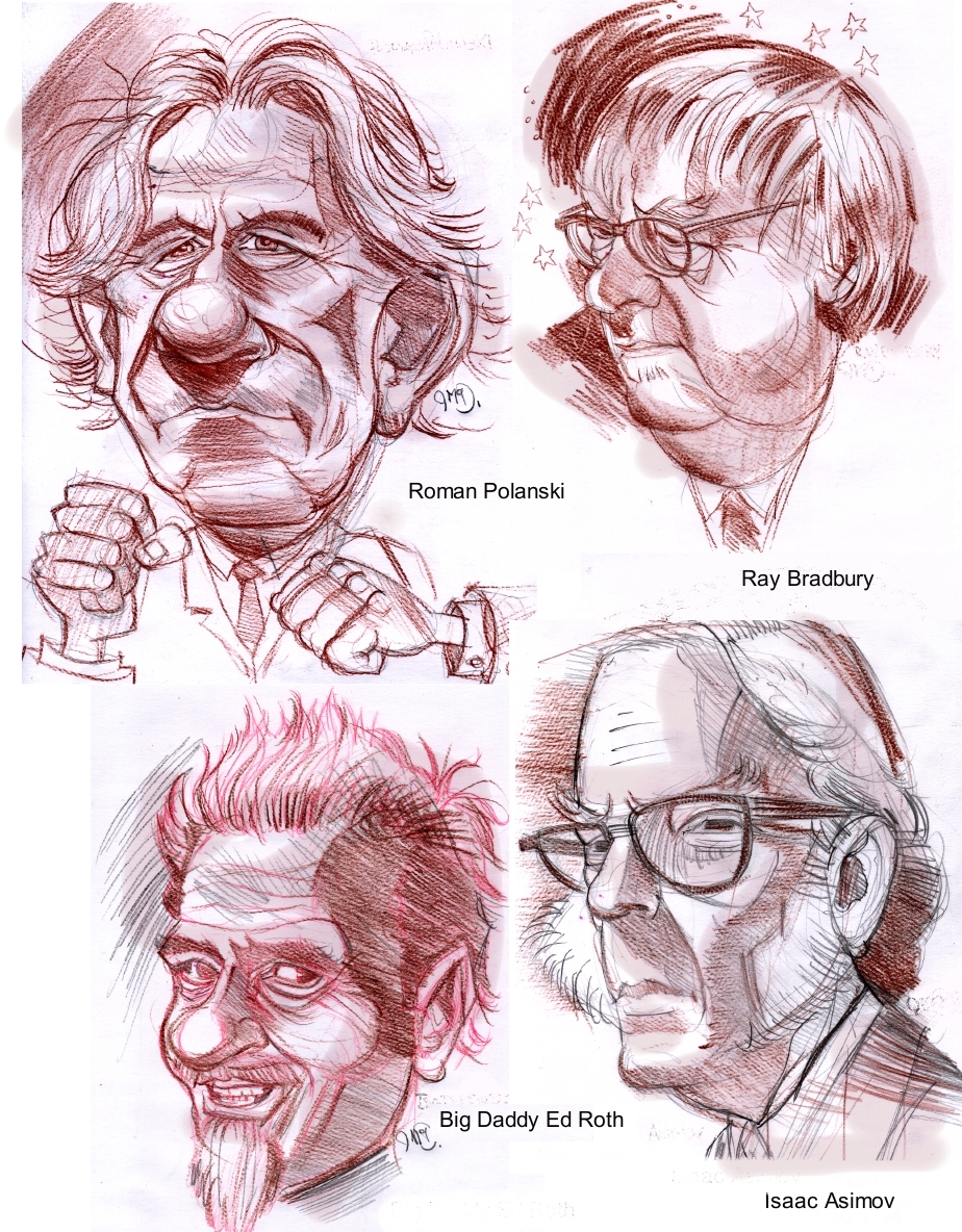 Sketches and Scribbles by Jim McDermott: Famous Faces