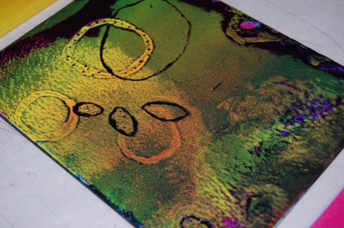 Crafty Savage: Viscosity Printing