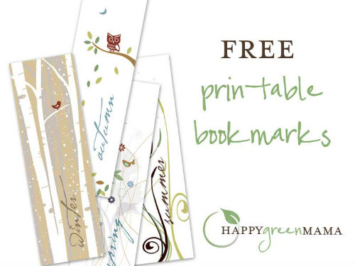 My Owl Barn: Freebie: Seasonal Bookmarks