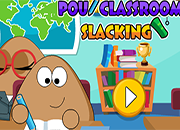 Pou Classroom Slacking | juegos de Pou - jugar online - descargar - cartoon