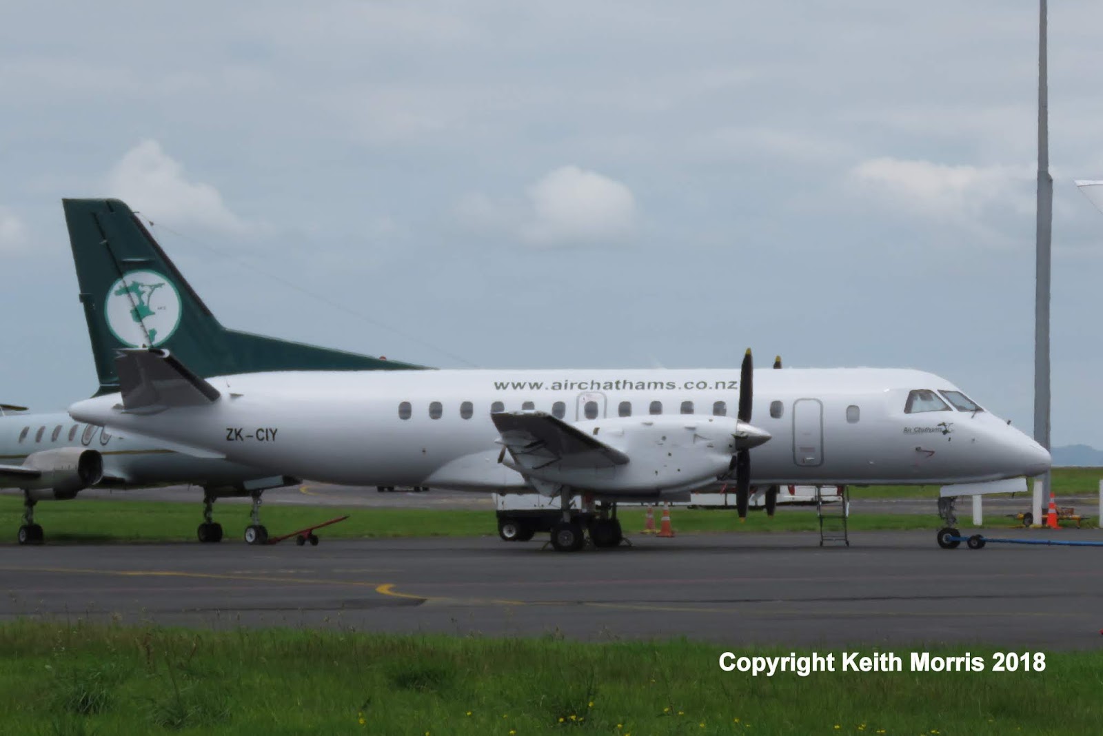 NZ Civil Aircraft: Air Chathams SAABs at Auckland International 13-12-2018