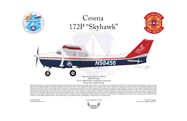 Air Wing Graphics: Cessna 172P Skyhawk New Mexico Wing CAP