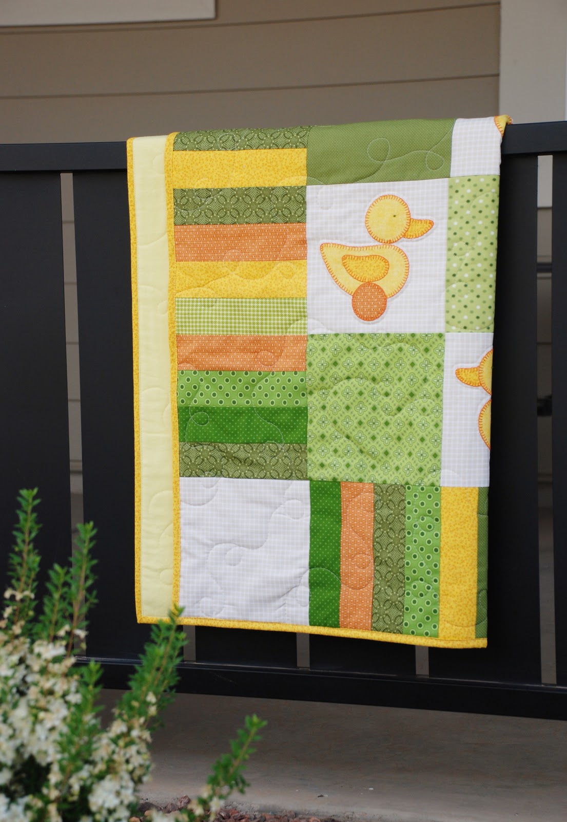 Ducky Baby Quilt: Version 2