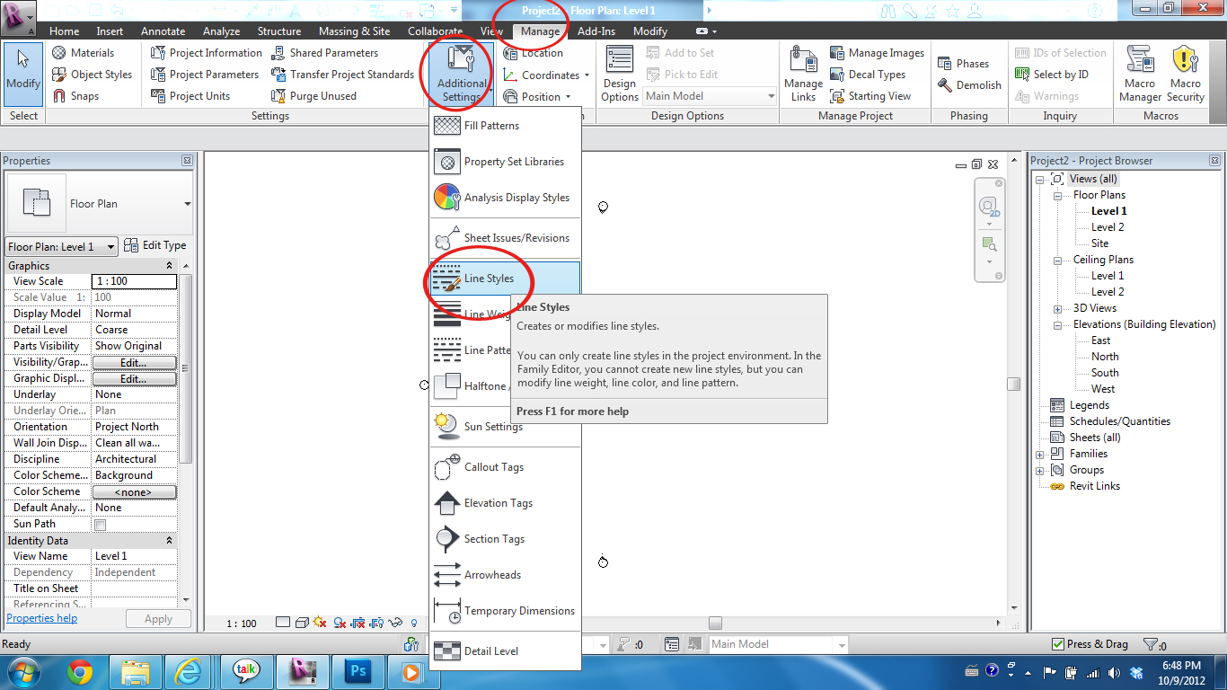 MEMORY OF LIFE ( Yin Family): Revit Notes-3 ( Line Styles)