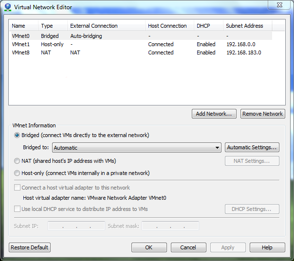 CARA MENGKONEKSI LAN DENGAN VMWARE