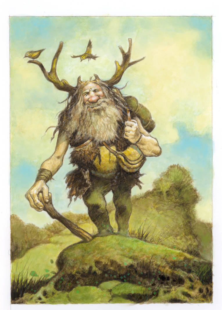 Mythwood - The Art of Larry MacDougall: The Hall Of Giants - Troll ...