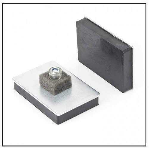 Pot Magnets: Extra Strong Rubber Covered Magnet TAXI Plate Holder Roof Sign