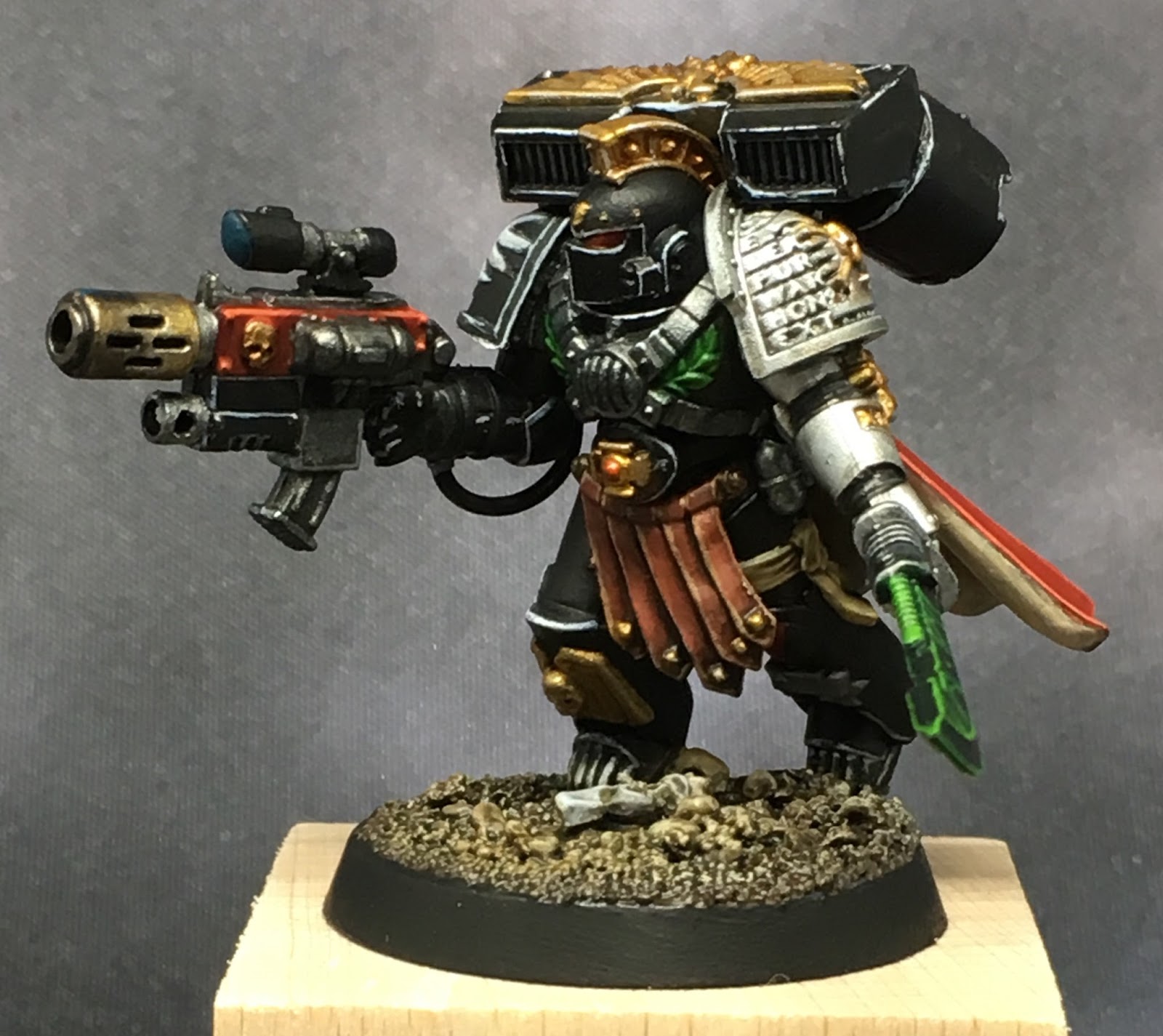 262nd Death Korps of Krieg: Deathwatch Watch Captain w/jump pack to DONE