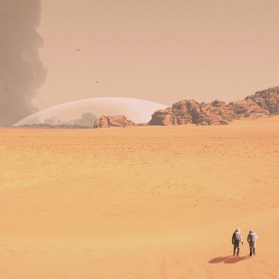 Da Vinci - Mars Design: A mohole behind the horizon 01