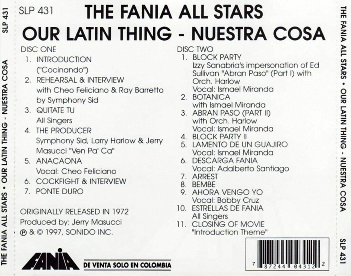 EL PUNTO SALSERO: FANIA ALL STARS