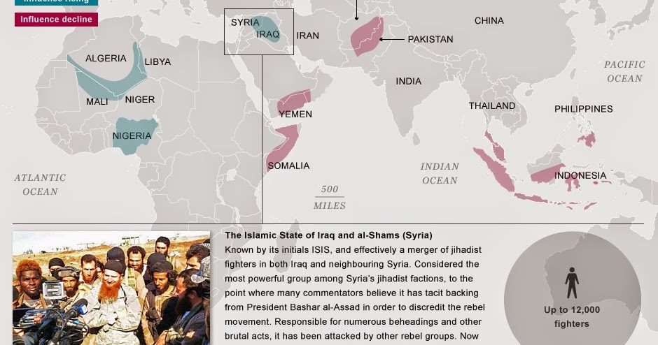 War News Updates: A Map Of Radical Islamic Strongholds Across Africa ...