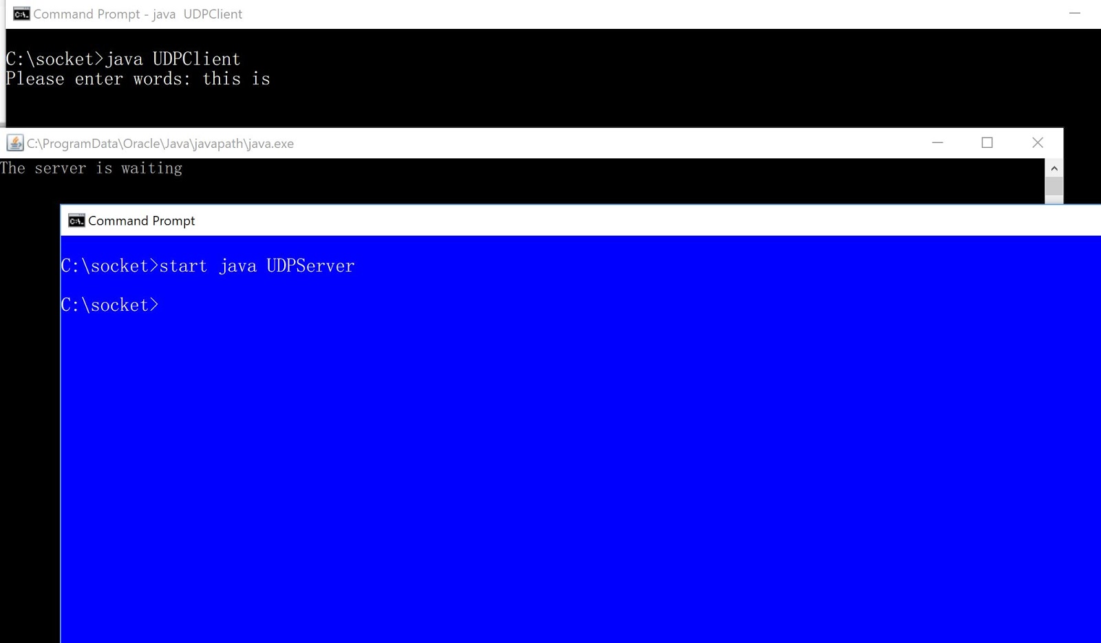 Aj.Sarun's Computing Courses: การเขียนโปรแกรมเครือข่ายด้วยซ็อกเก็ต (Socket) ตอนที่ 10: ทดสอบการ ...